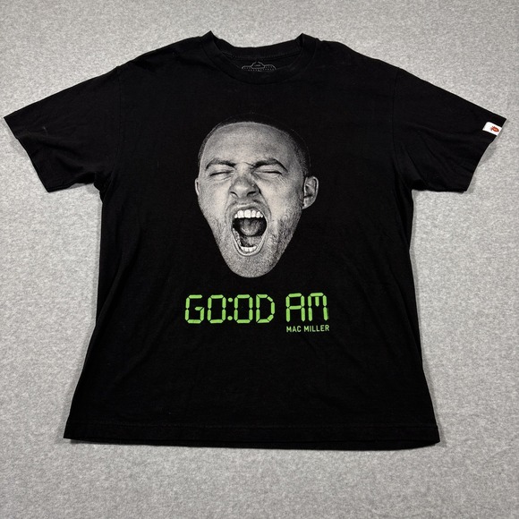 Most Dope | Shirts | 25 Mac Miller T Shirt Mens L Black Green Good Am ...